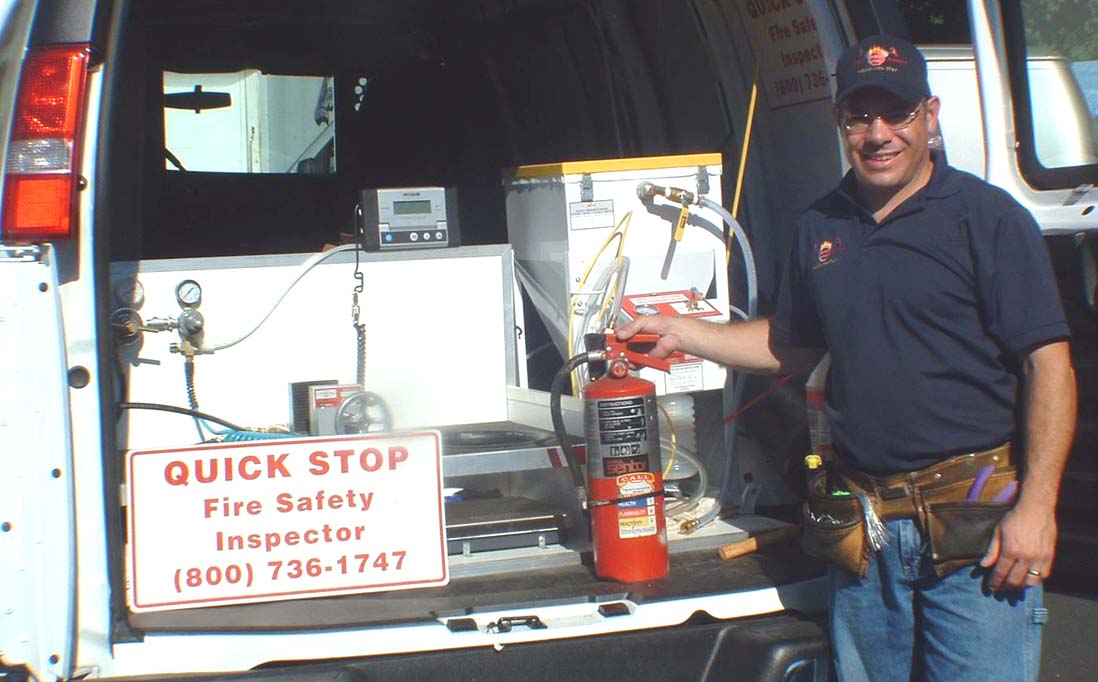 Quick Stop Fire Protection LLC - Extinguisher inspection and maintenance